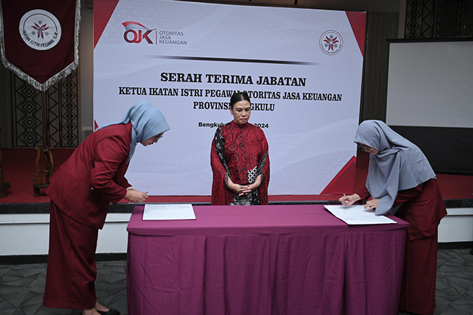 Serah Terima Jabatan IIPOJK Bengkulu – Selamat datang di website IIPOJK (Ikatan Istri Pegawai ...